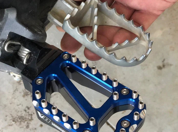 Vanasche Adventure Footpegs Silver for KTM, Husqvarna & GasGas ...